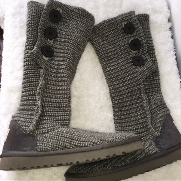 UGG | Shoes | Ugg Classic Cardy Knit Boots | Poshmark